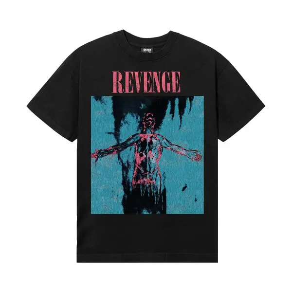 REVENGE Sliver Tee - Black