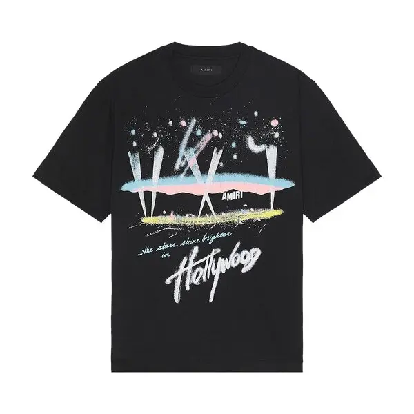 Amiri Hollywood Lights Tee - Black