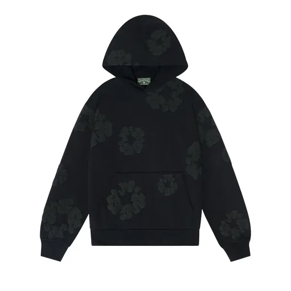 DENIM TEARS Mono Cotton Wreath Sweatshirt - Black