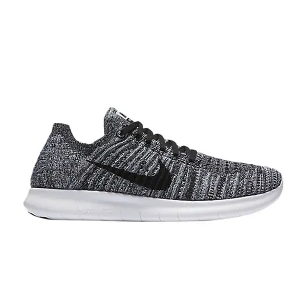 Nike Free Rn Flyknit Sneakers - Black