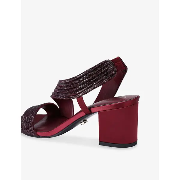 Carvela Gala Jewel 60 Woven Heeled Sandals