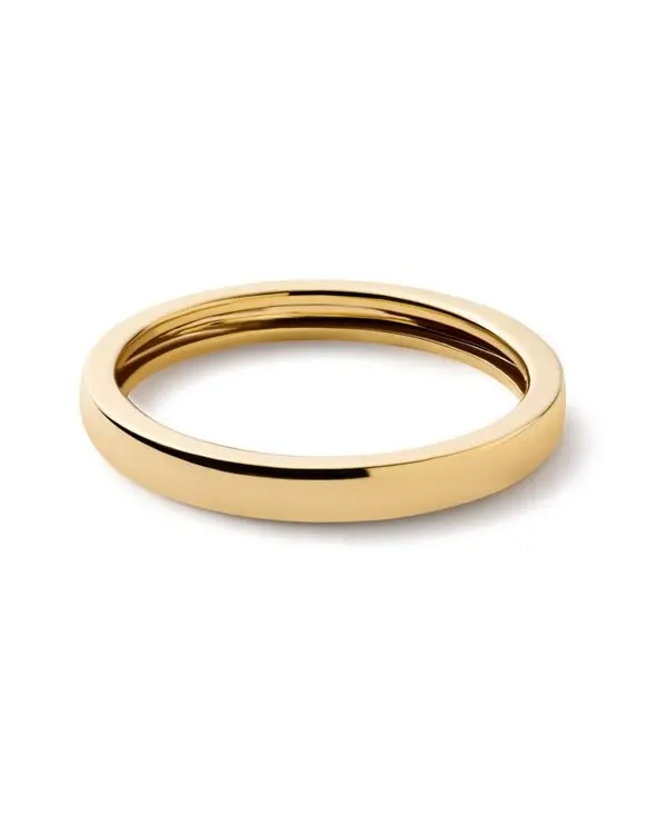 ANA LUISA Solid Slim Eclipse Ring - Gold