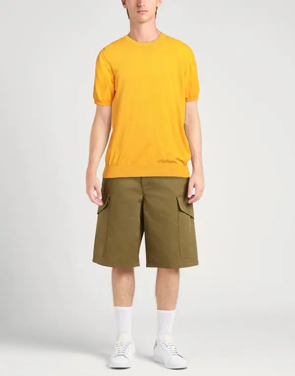 KANGRA Cotton Crewneck Sweater - Mandarin
