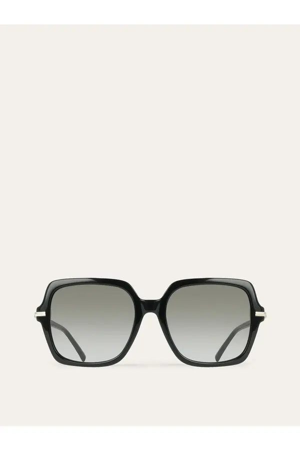 FERRAGAMO Rectangle Sunglasses - Black