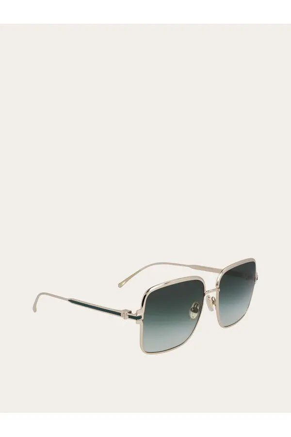 FERRAGAMO Rectangle Sunglasses - Green
