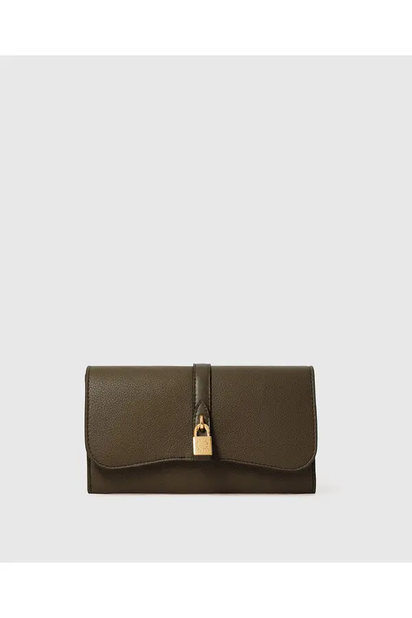 Stella McCartney Ryder Flap Continental Wallet - Red