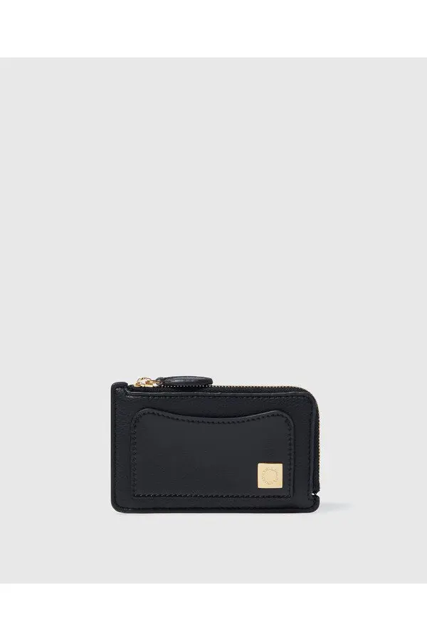 Stella McCartney Ryder Zipper Cardholder - Black