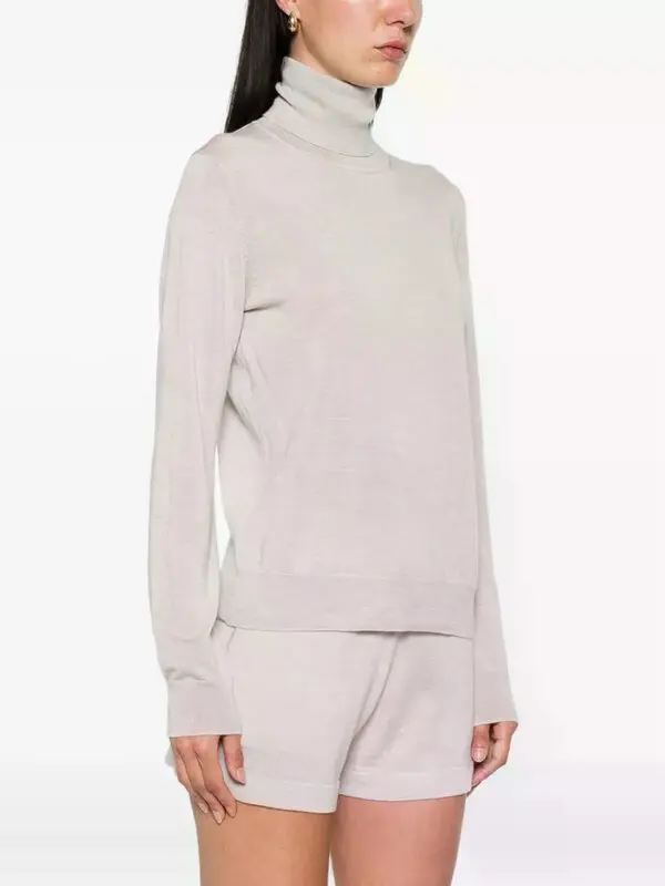 P.a.r.o.s.h Roll-neck Long-sleeved Sweater - Neutrals