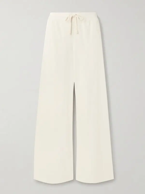 Eterne Wide-leg Cotton-jersey Sweatpants