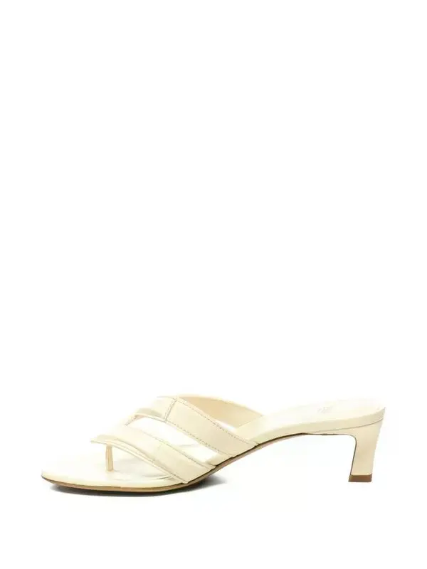 Fendi Leather Heeled Sandals