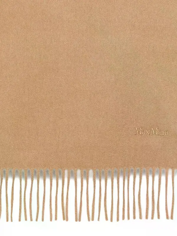 Max Mara Fringed Cashmere Scarf