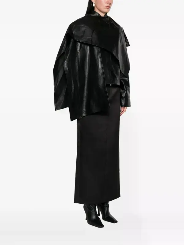 DUCIE Naomi Leather Jacket - Black