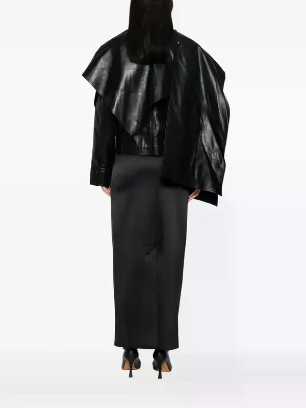 DUCIE Naomi Leather Jacket - Black