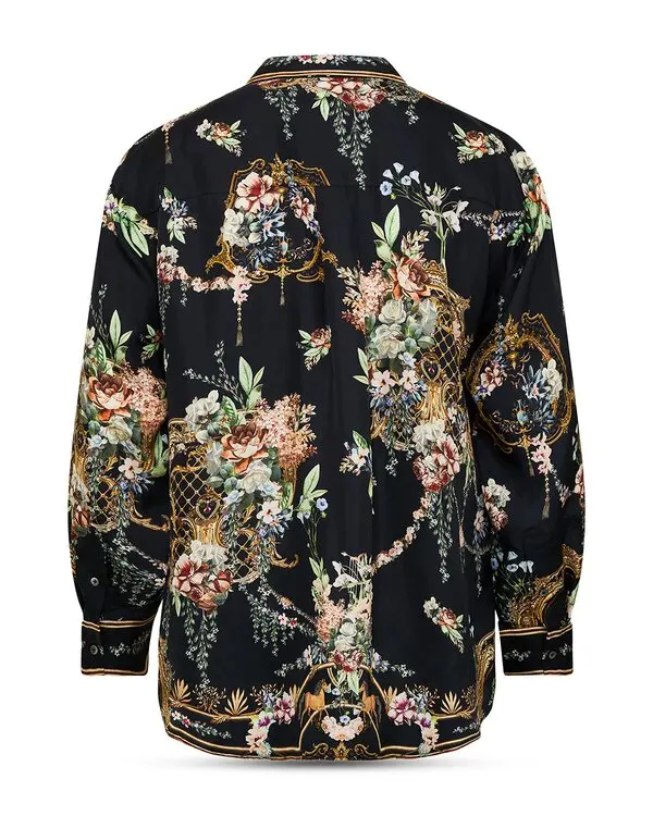 Camilla Oversized Printed Long Sleeve Shirt