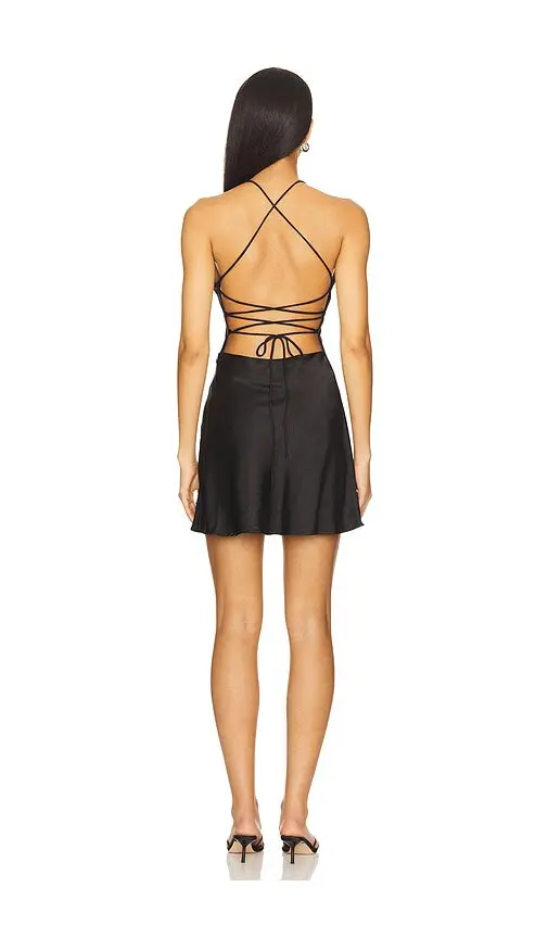 MORE TO COME Jennyfer Satin Mini Dress