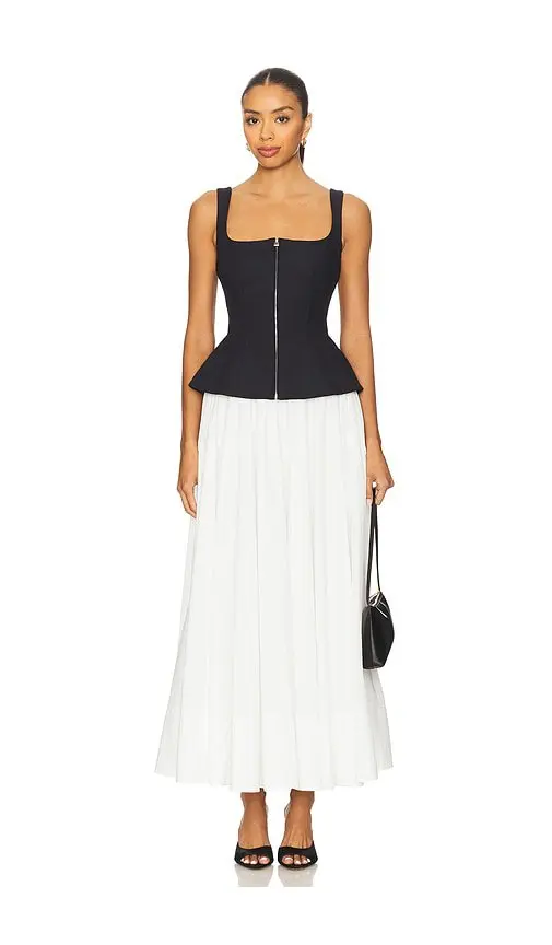 Simkhai Jolynn Midi Dress - Black Multi