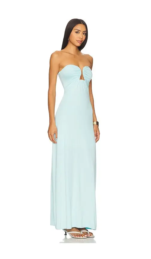 Amanda Uprichard Saladana Maxi Dress In Ice Blue - 6% Off | Editorialist