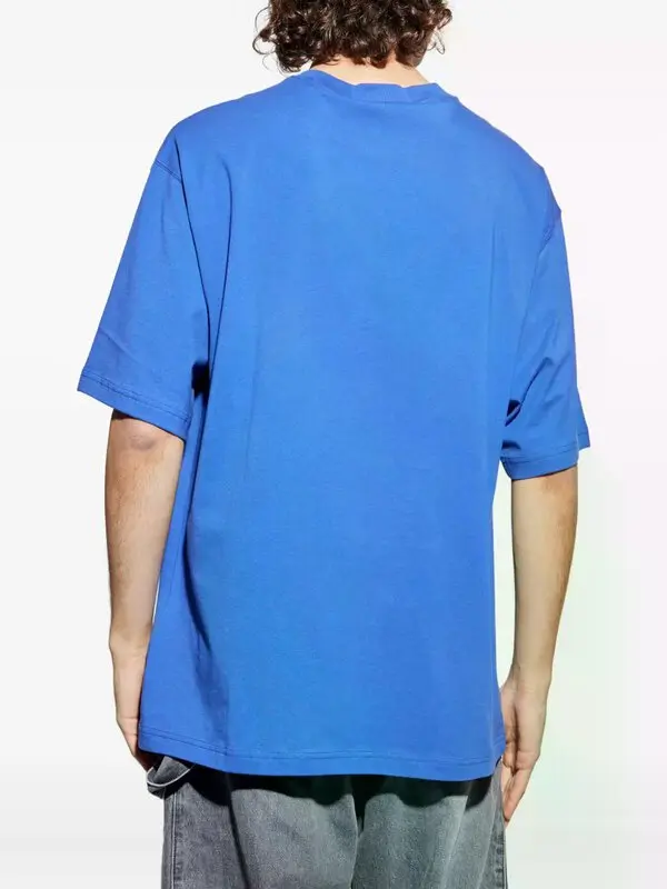 Versace Logo-print T-shirt - Blue