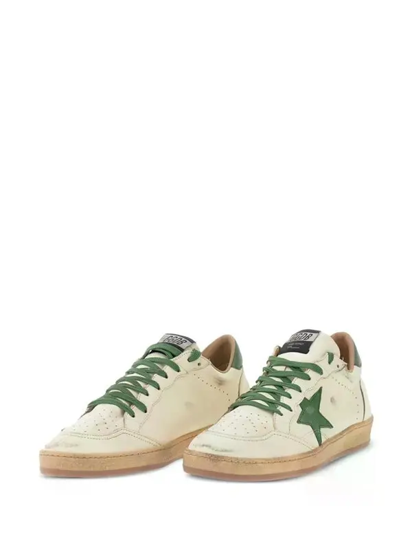 GOLDEN GOOSE Leather Star Trainers - White
