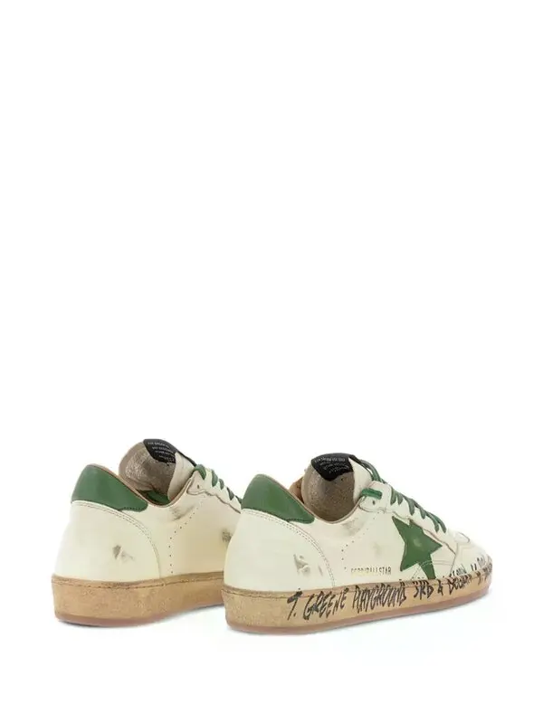 GOLDEN GOOSE Leather Star Trainers - White