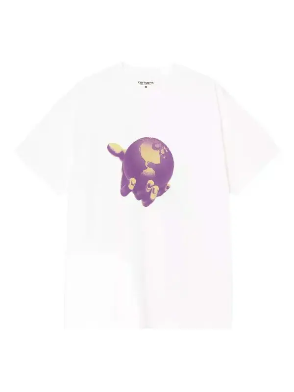 Carhartt Work In Progress Globe-print T-shirt - White