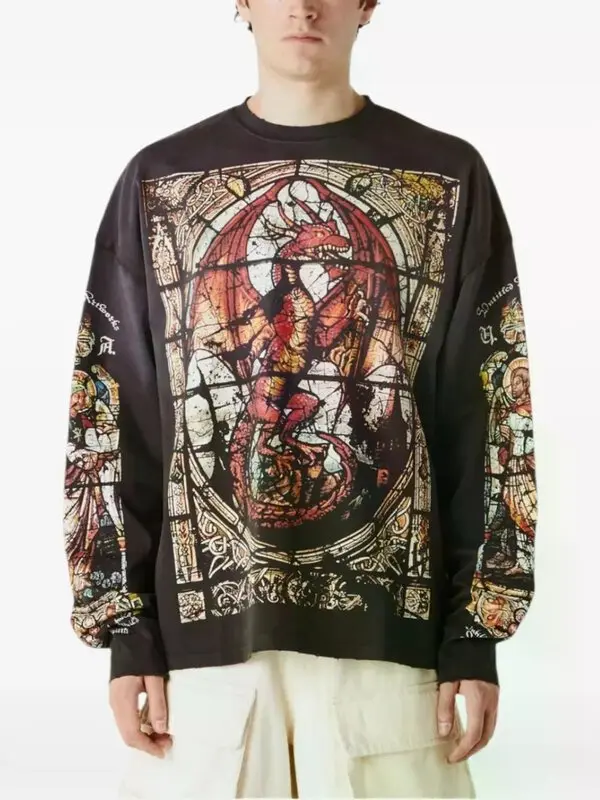 UNTITLED ARTWORKS Graphic-print Long-sleeve T-shirt