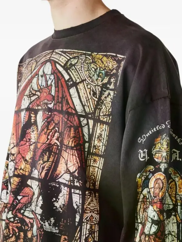 UNTITLED ARTWORKS Graphic-print Long-sleeve T-shirt