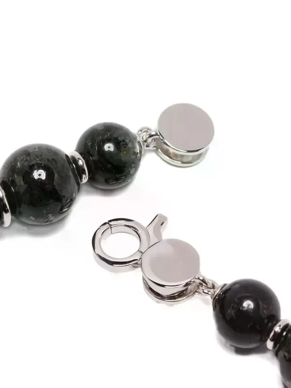Tom Wood Larvikite Bead Necklace