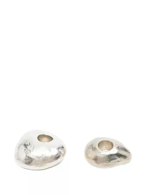 ALIGHIERI Pebble Candlesticks - Silver