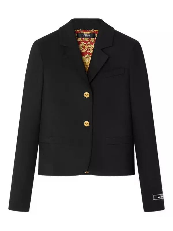 Versace Gold-button Cotton Jacket