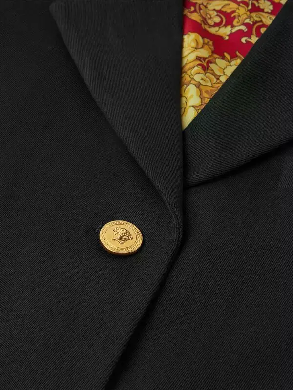 Versace Gold-button Cotton Jacket