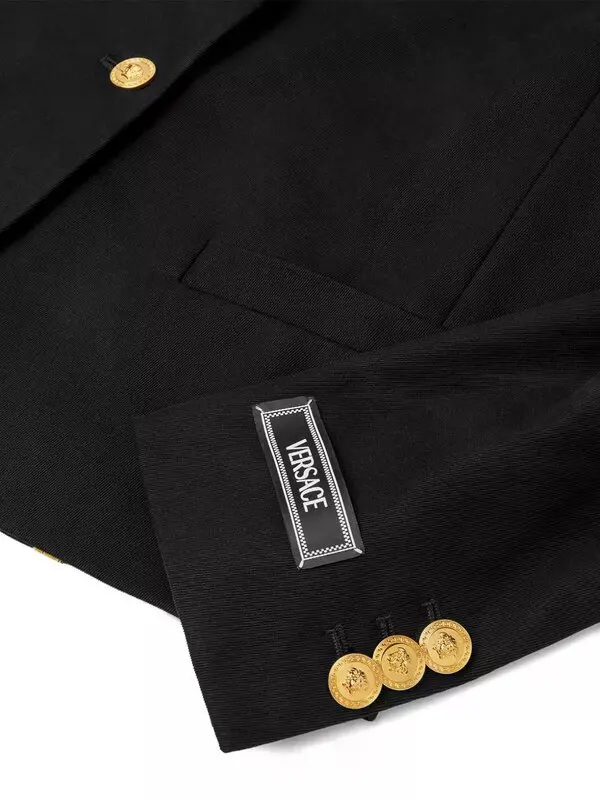 Versace Gold-button Cotton Jacket