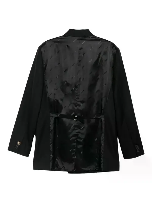 Moschino Double-breasted Acetate Jacket