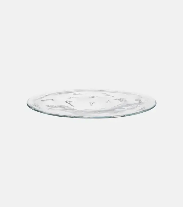 LOUISE ROE Vintage Glass Decorative Tray - Transparent
