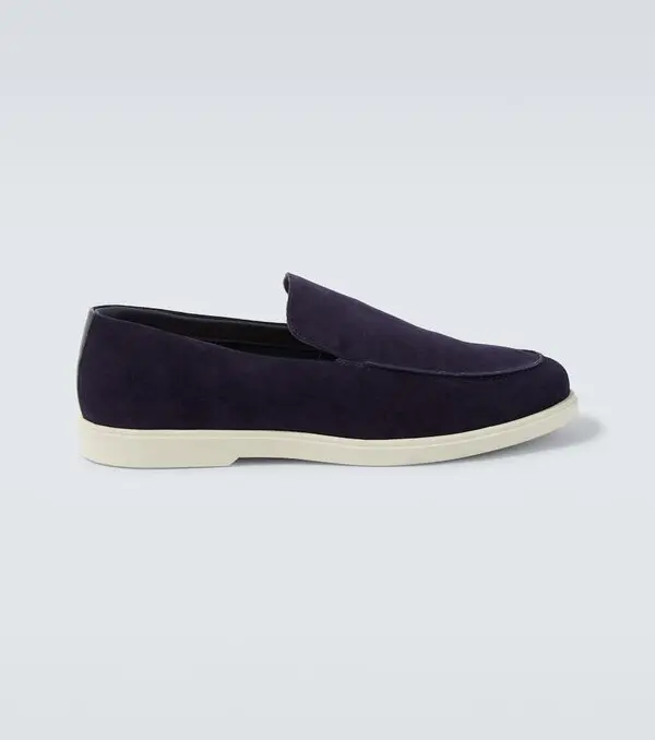 Frescobol Carioca Miguel Suede Loafers - Blue