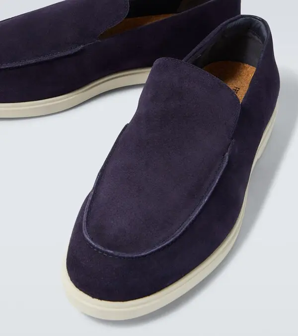 Frescobol Carioca Miguel Suede Loafers - Blue
