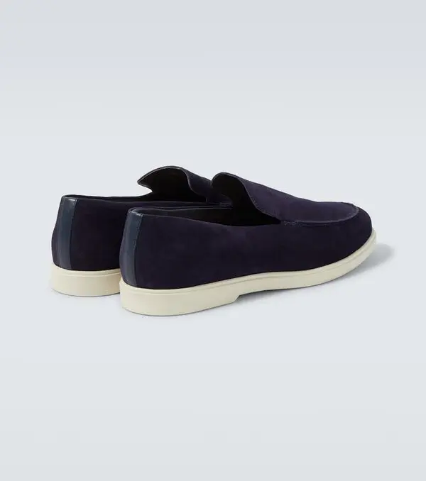 Frescobol Carioca Miguel Suede Loafers - Blue