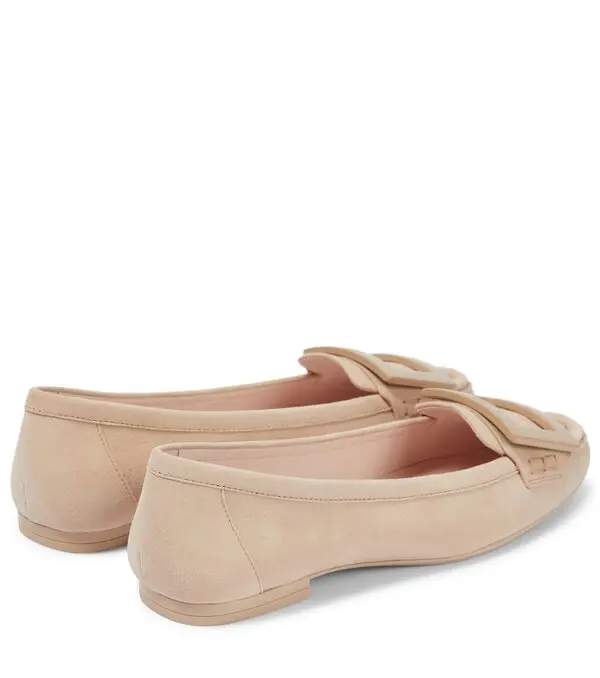 ROGER VIVIER Suede Loafers - Beige