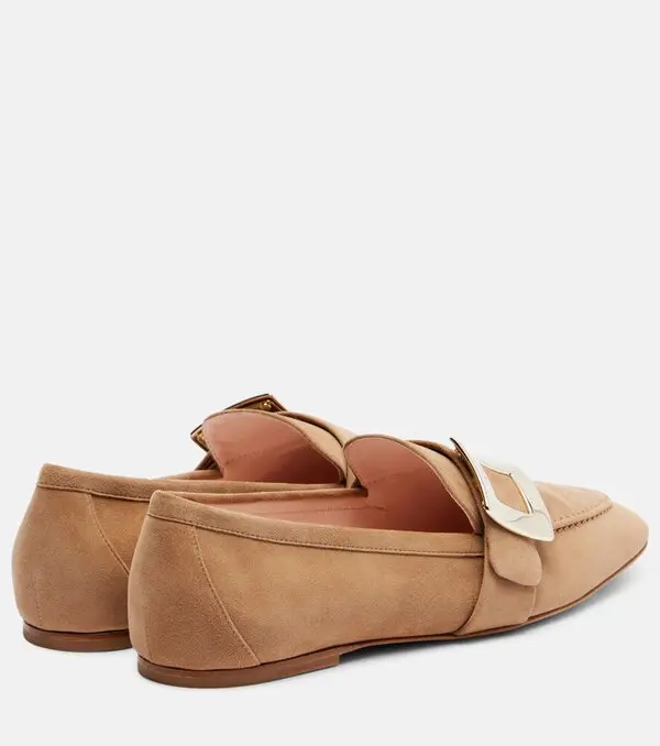 ROGER VIVIER Suede Loafers - Beige