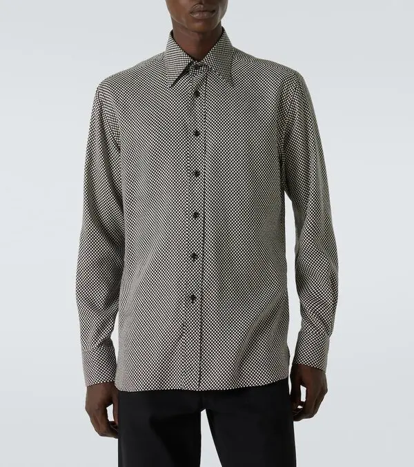 TOM FORD Polka-dot Printed Shirt