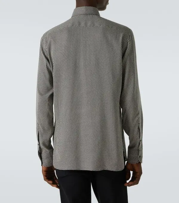 TOM FORD Polka-dot Printed Shirt