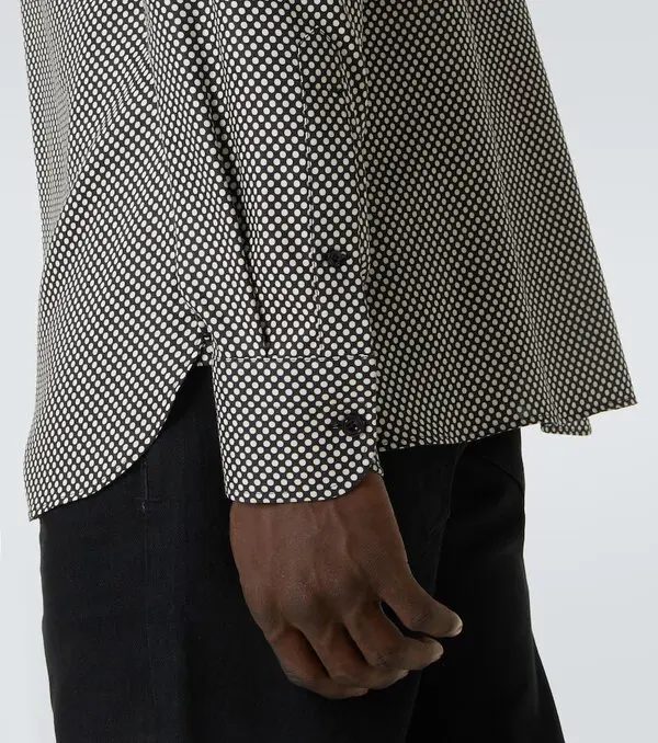 TOM FORD Polka-dot Printed Shirt