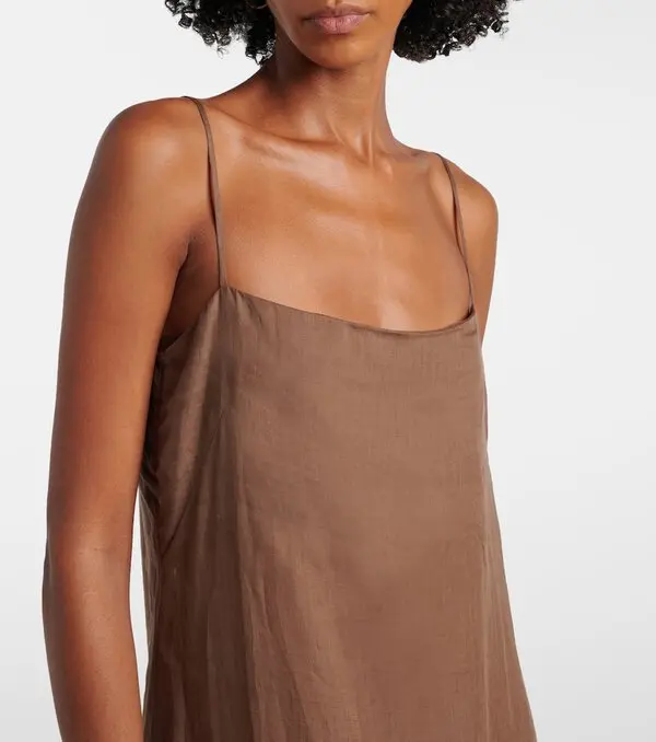 LESET Niko Ramie Midi Dress