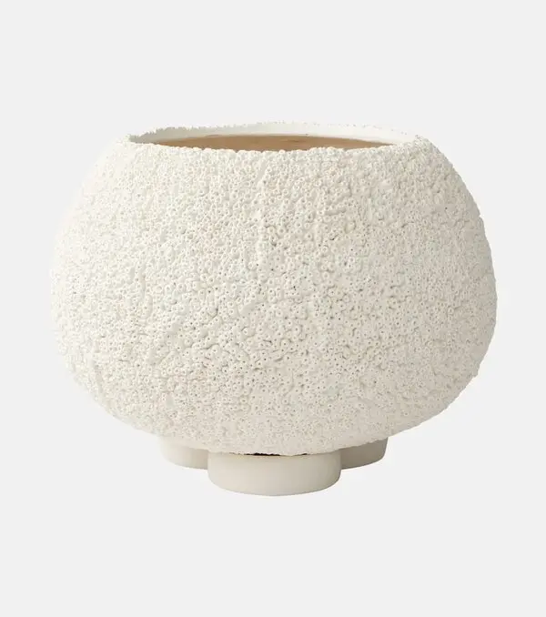 101 COPENHAGEN Urchin Medium Plant Pot - White