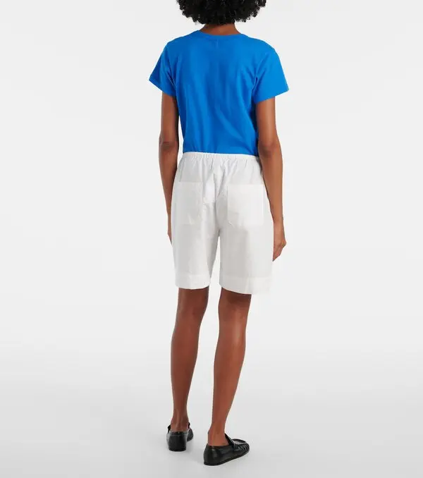 LESET Kyoto Cotton Shorts - White