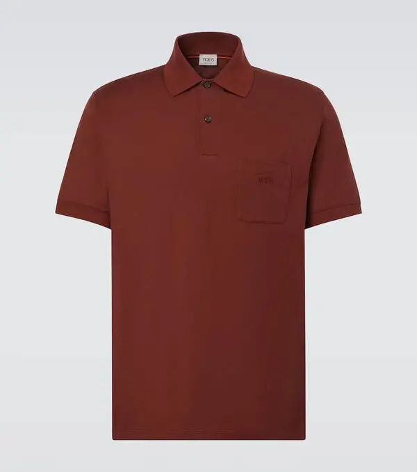TOD'S Logo Cotton Polo Shirt