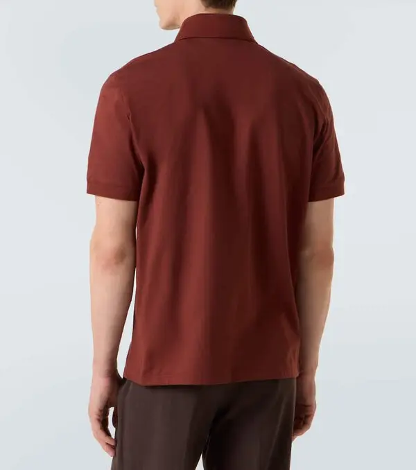 TOD'S Logo Cotton Polo Shirt
