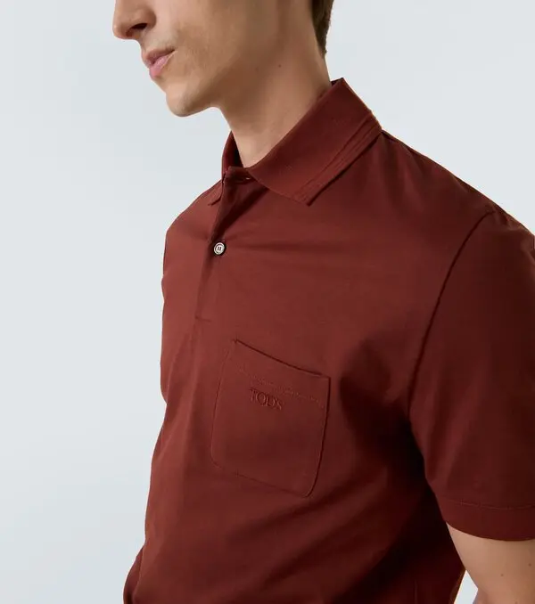 TOD'S Logo Cotton Polo Shirt