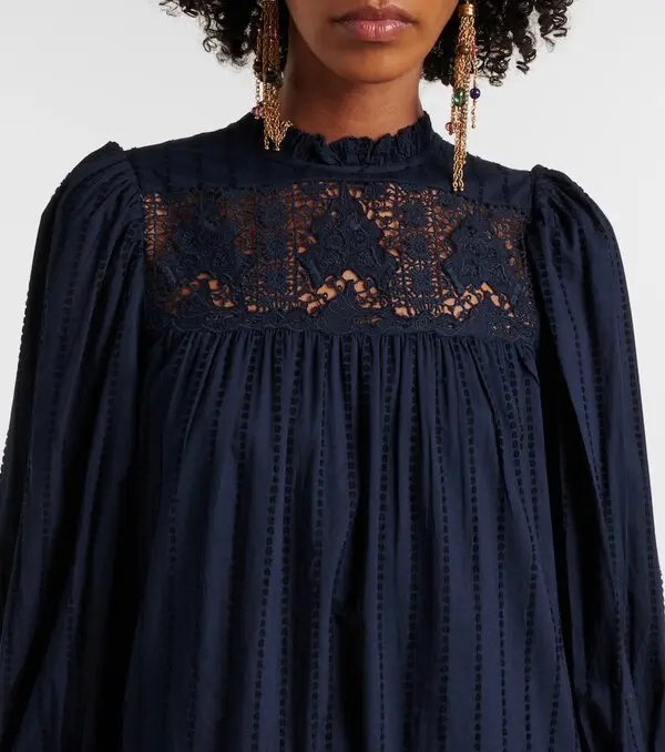 Ulla Johnson Lace And Cotton Minidress