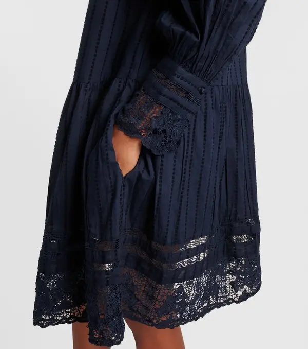 Ulla Johnson Lace And Cotton Minidress